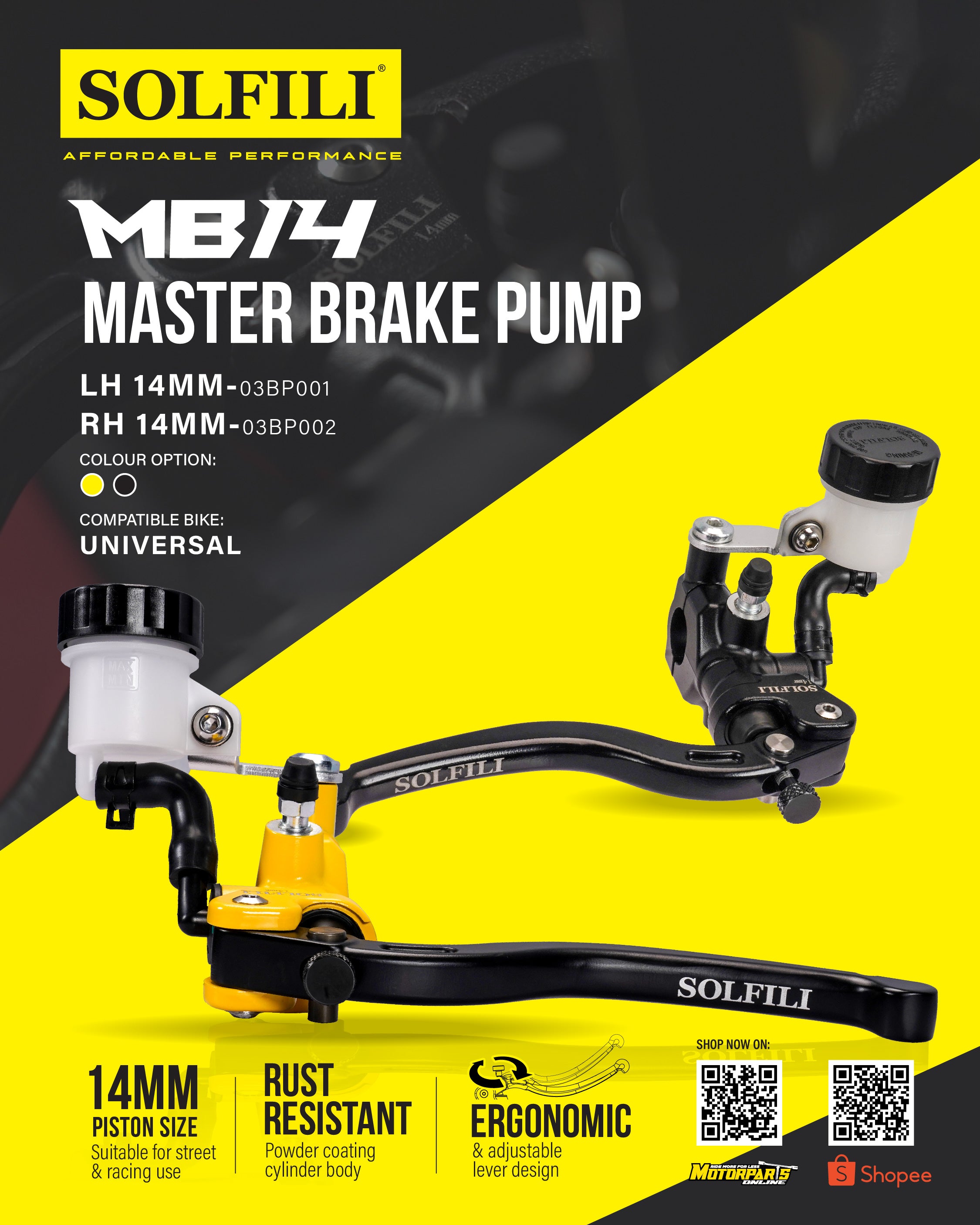 Axial Master Brake Pump or Radial Master Brake Pump? Which one is for ...